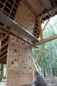 Post & Beam Barn = Climbing Wall 2 – Ecocentric Design